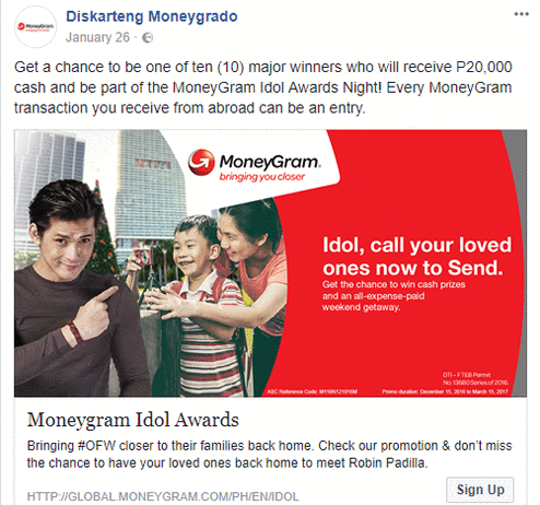 Moneygram Ads